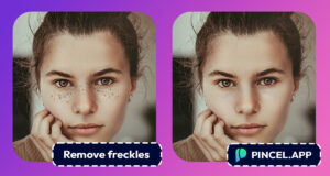How to Hide Freckles on Photo - Pincel