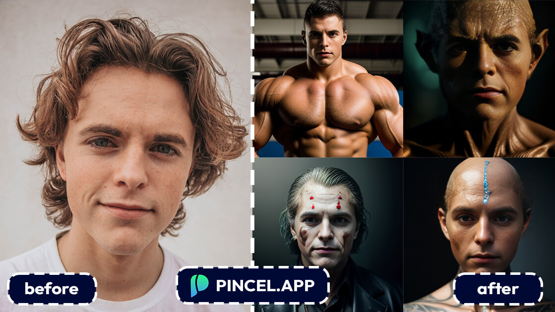 Create AI Photos with Your Face - Pincel