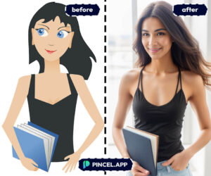 Turn Vector Illustrations to Real Photos Using AI