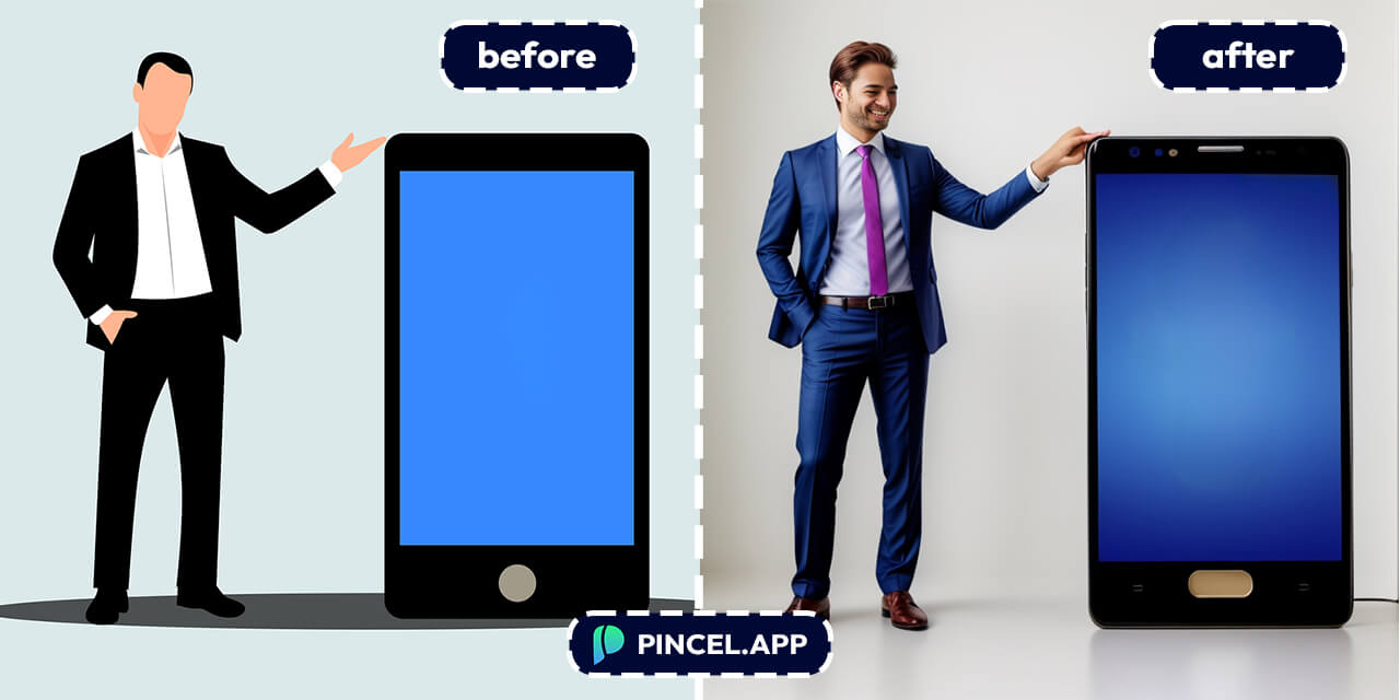 Turn Vector Illustrations to Real Photos Using AI