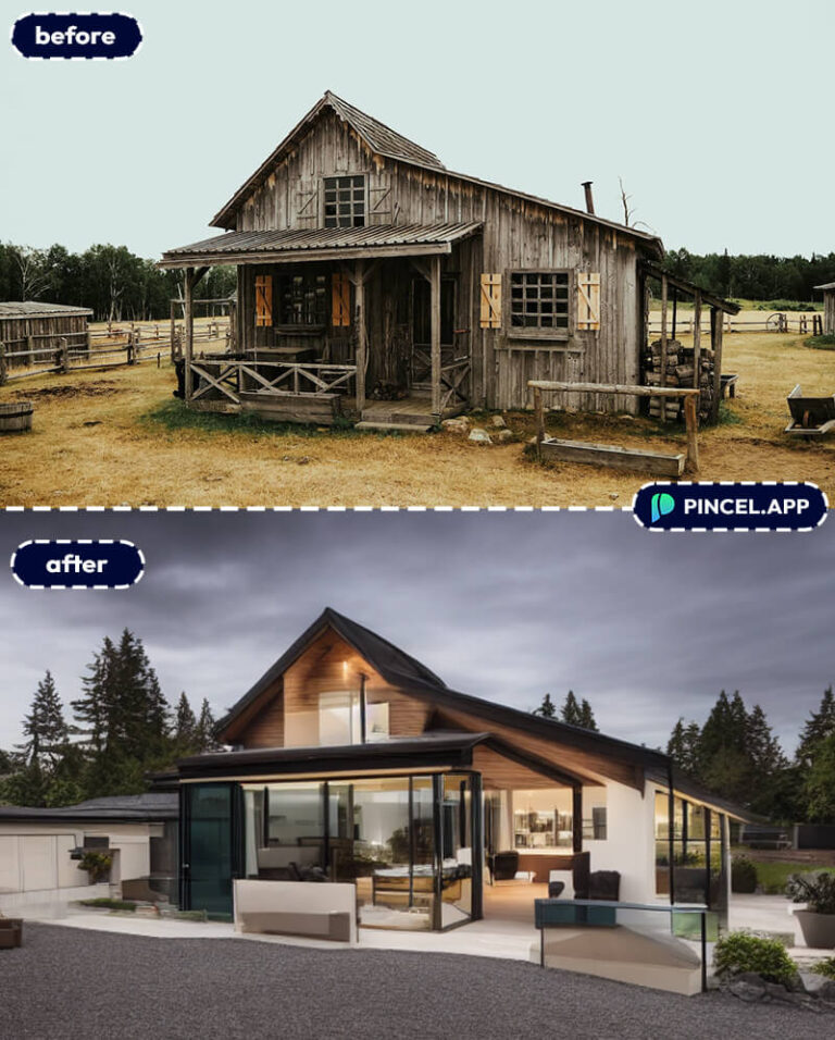 Easily Renovate a House Exterior on Photo Using AI