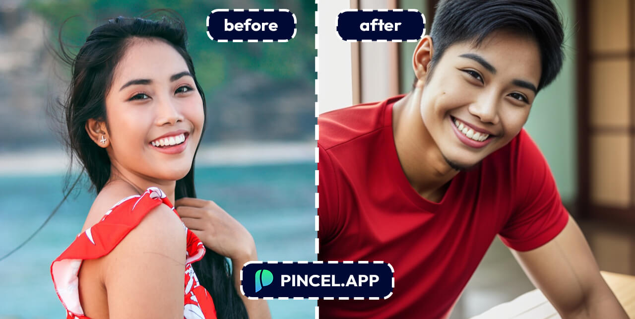 How to Change Gender on Photo Using AI