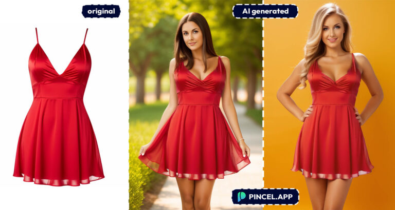 How to Add Real Clothes to AI Models - Pincel