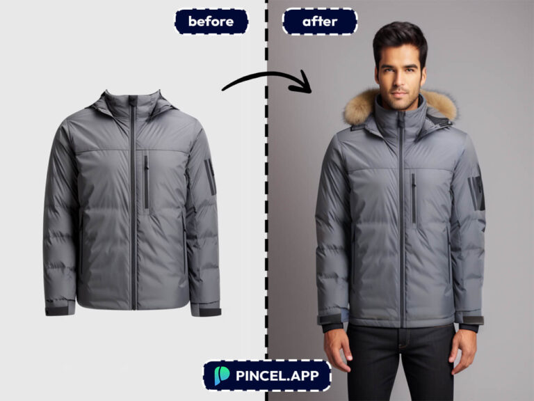 How to Add Real Clothes to AI Models - Pincel