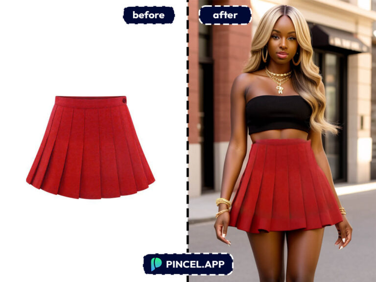 How to Add Real Clothes to AI Models - Pincel