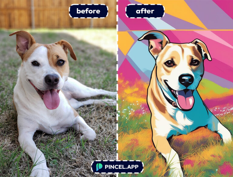 Turn Your Pet Photo Into AI Artwork - Pincel