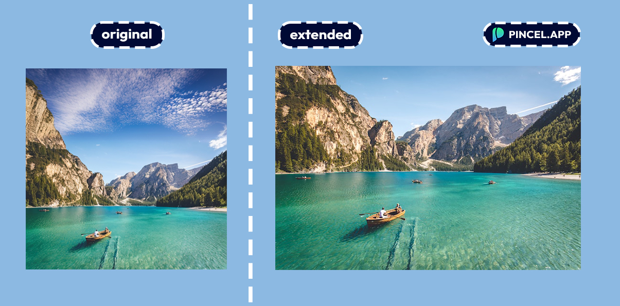 Extend Your Photo Online Using AI - Pincel