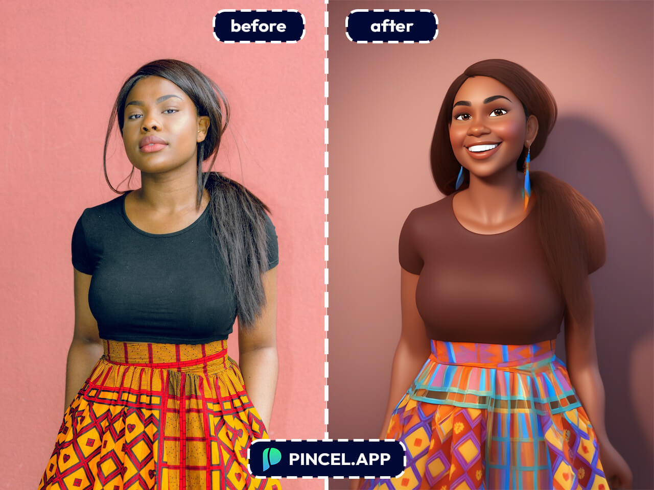 Turn Any Photo into 3D Character Style Using AI - Pincel