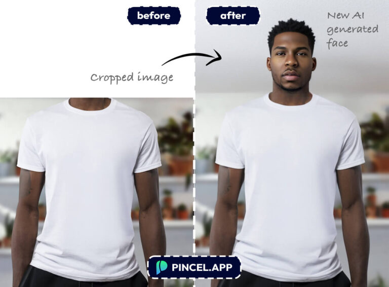 Add a New Face to Cropped Photo Using AI - Pincel