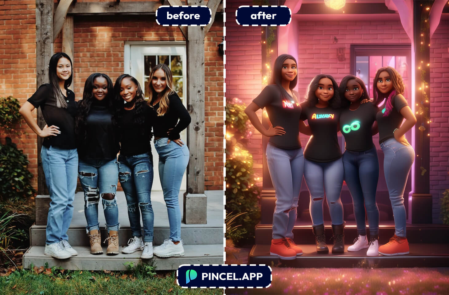 Turn Any Photo into 3D Character Style Using AI - Pincel