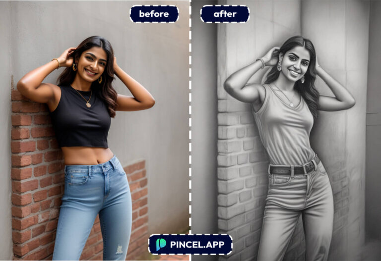 Turn Your Photo into Sketch Drawing Using AI