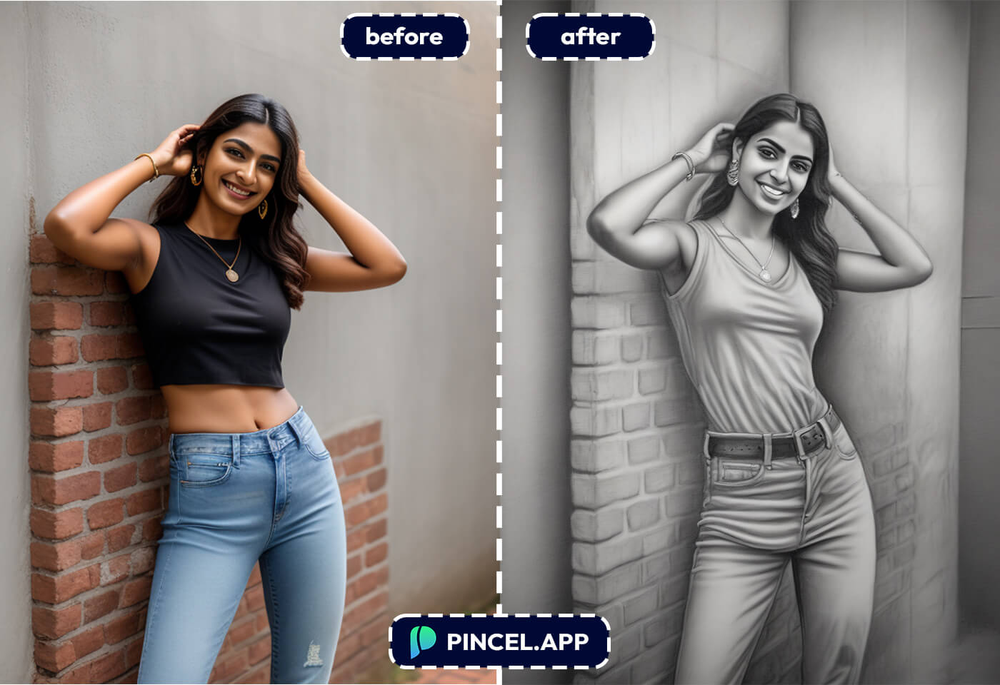 Turn Your Photo into Sketch Drawing Using AI