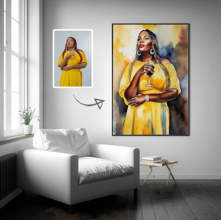 Turn Any Photo into Watercolor Painting Using AI