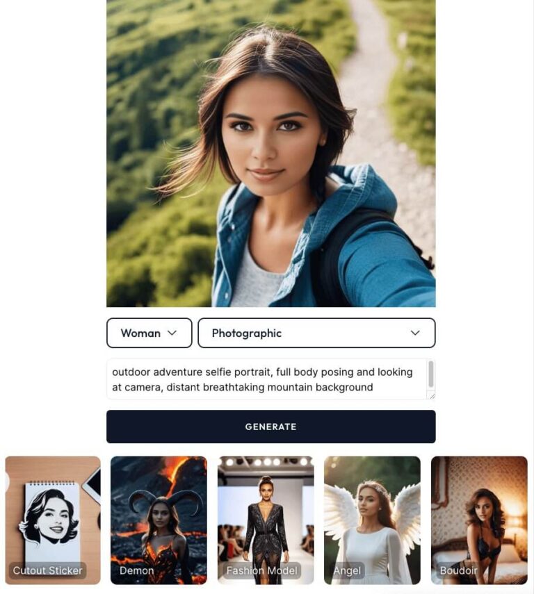 Create a Realistic AI Model of Yourself - Pincel