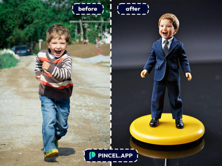 Turn Anyone into Toy Figure Using AI - Pincel