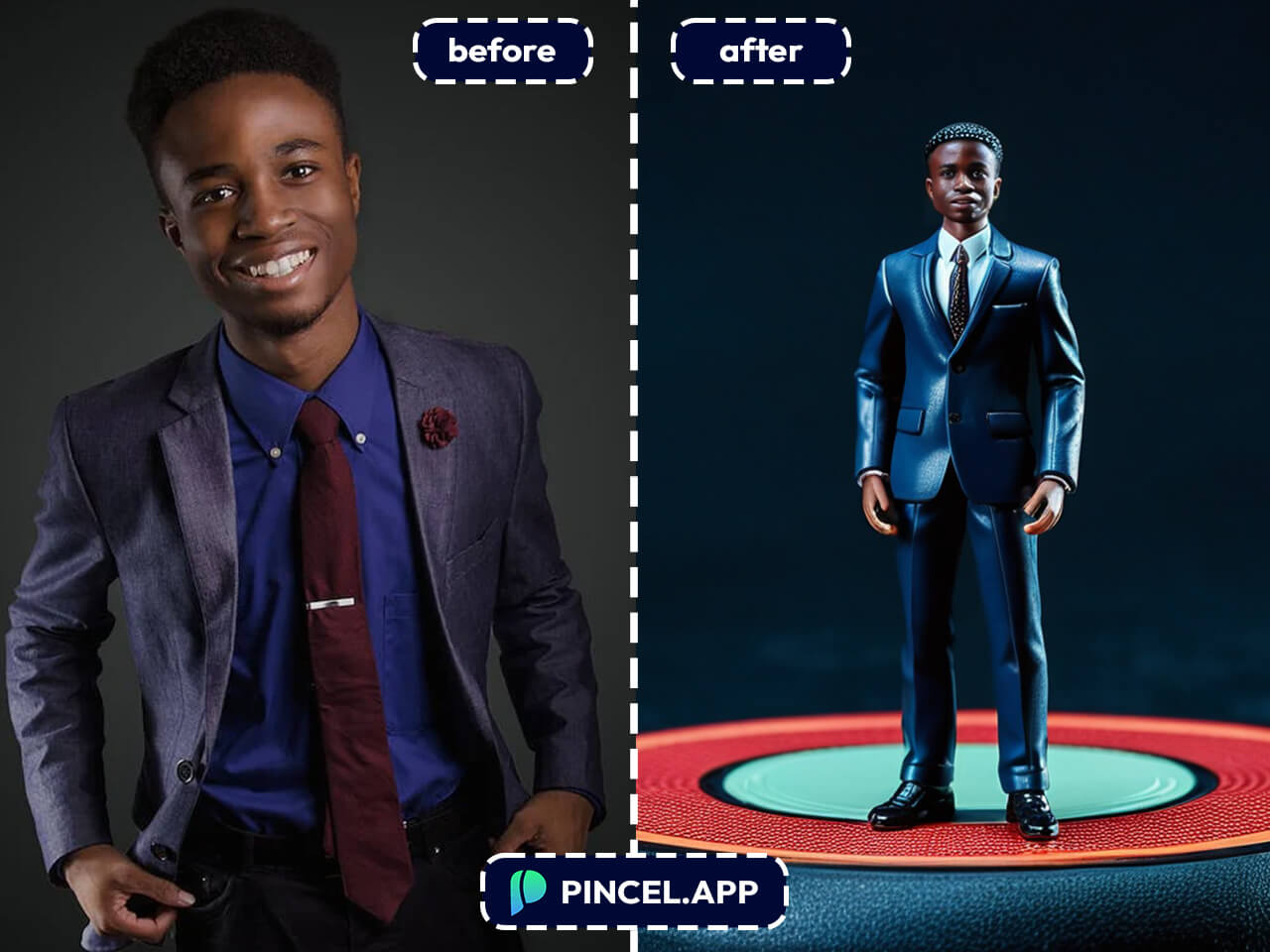 Turn Anyone into Toy Figure Using AI - Pincel