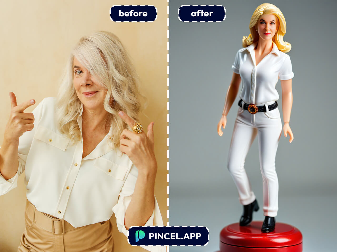 Turn Anyone into Toy Figure Using AI - Pincel