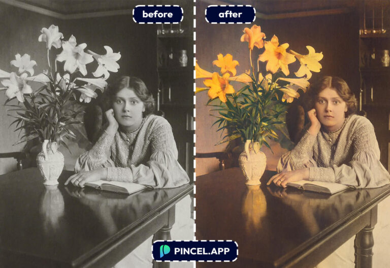 Colorize Old Grayscale Photos with AI - Pincel