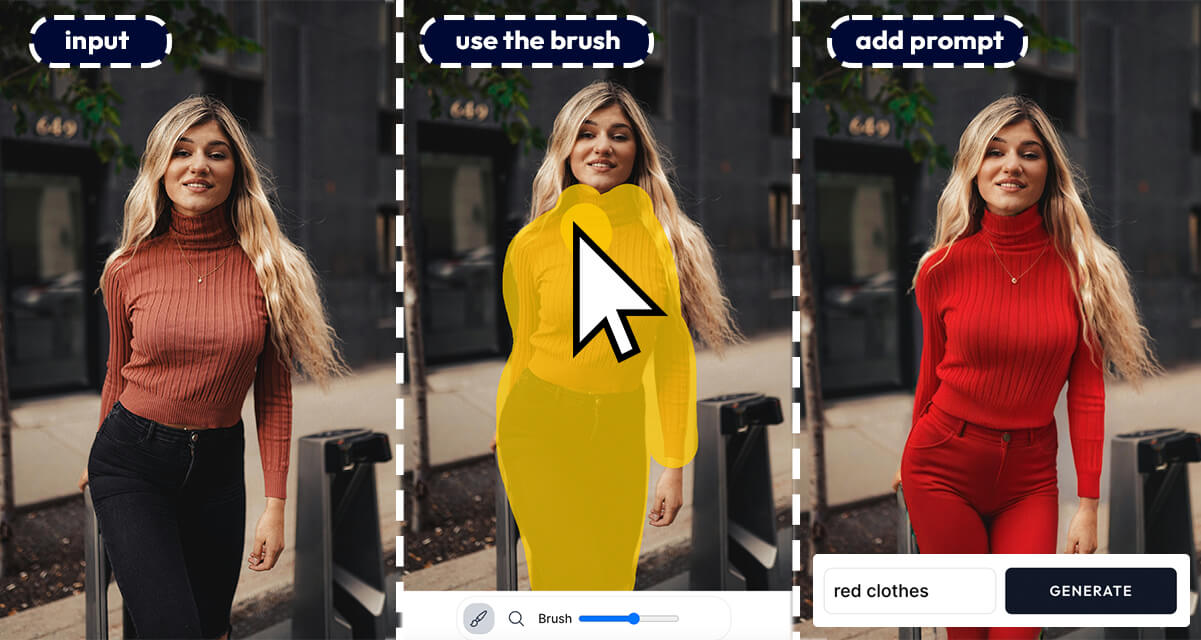 Change the Color of Clothes on Photo With AI