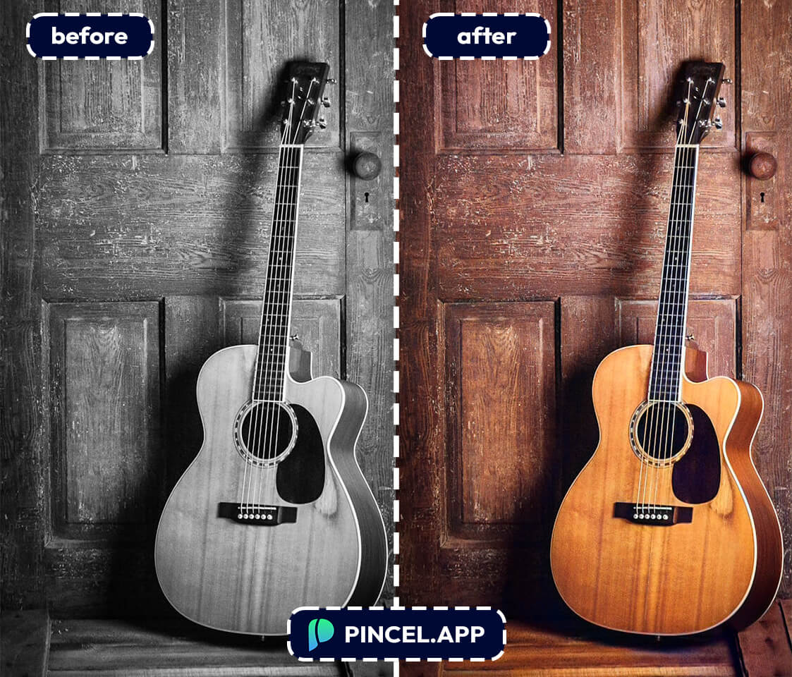 Colorize Old Grayscale Photos with AI - Pincel