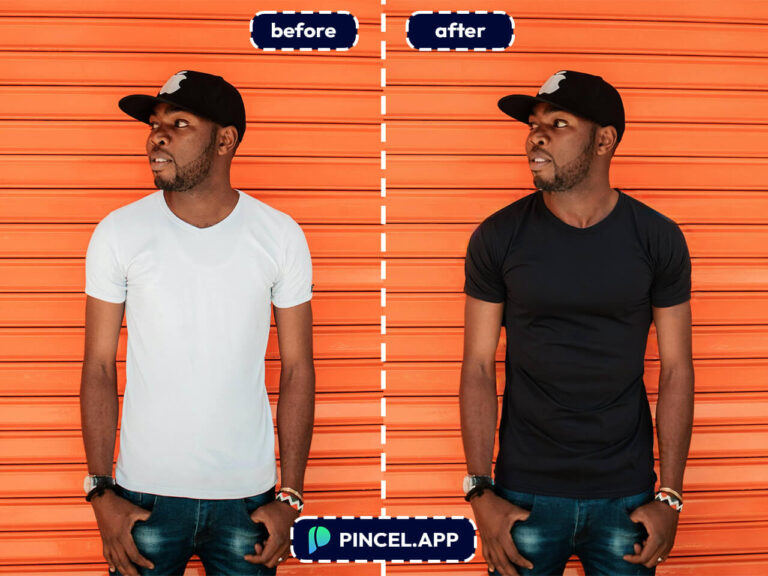Change the Color of Clothes on Photo With AI