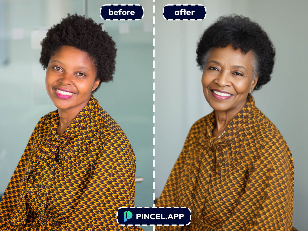 Make Yourself Old on Photo Using AI - Pincel