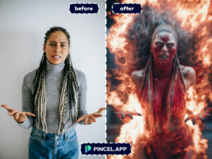 How to Make a Devil Photo Effect Using AI