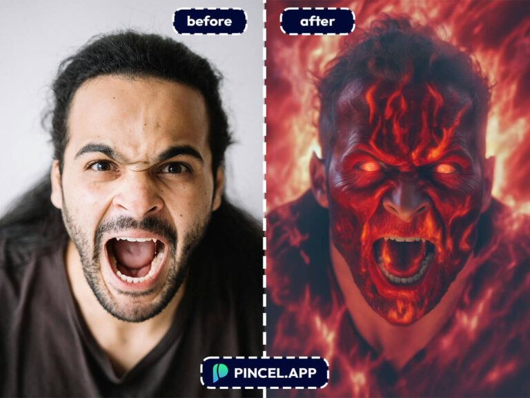 How to Make a Devil Photo Effect Using AI