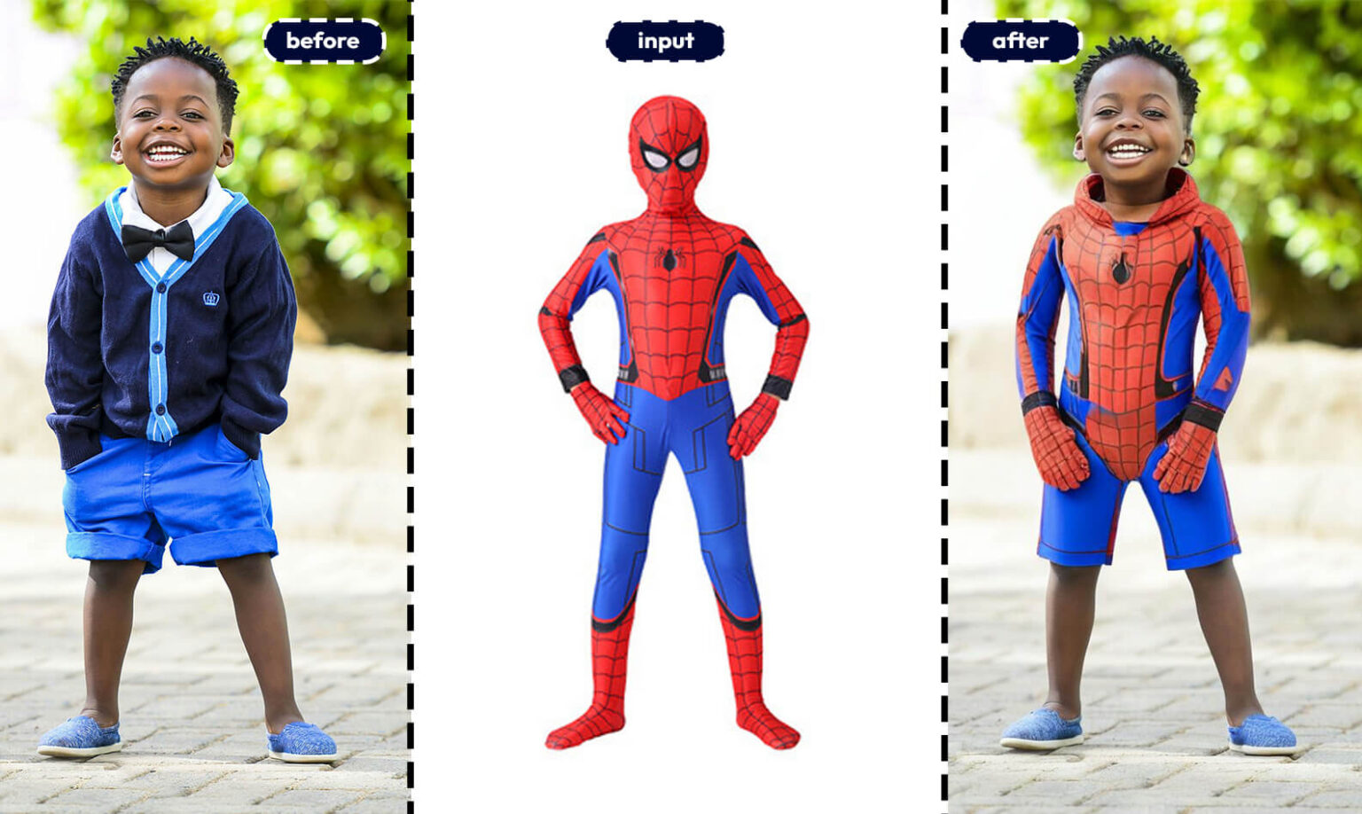 Try on Any Costume Virtually Using AI - Pincel