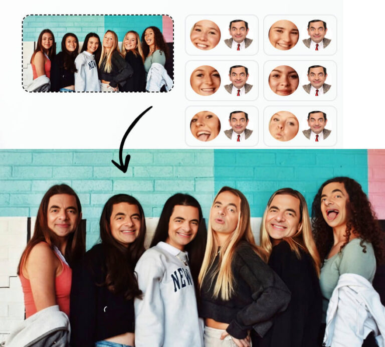 Add Same Face to Everyone on a Group Photo
