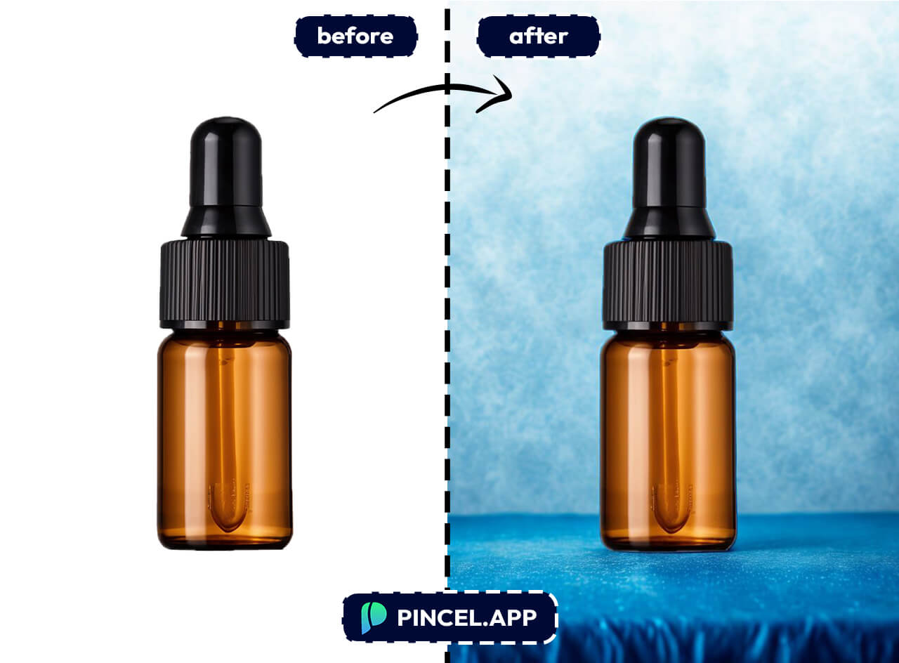 Add a Blue Background to a Photo Online - Pincel