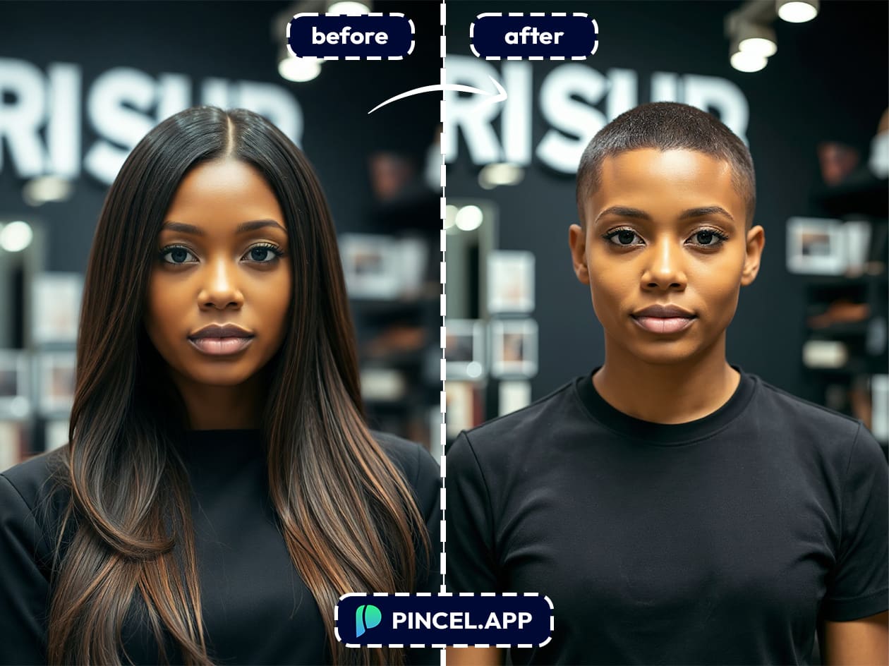 Try Instant Buzz Cut Hair Online - Pincel