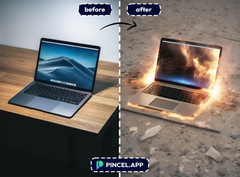 Create Realistic Fire Effects Using AI - Pincel