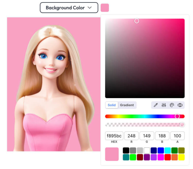 Add Pink Background to a Photo Online - Pincel