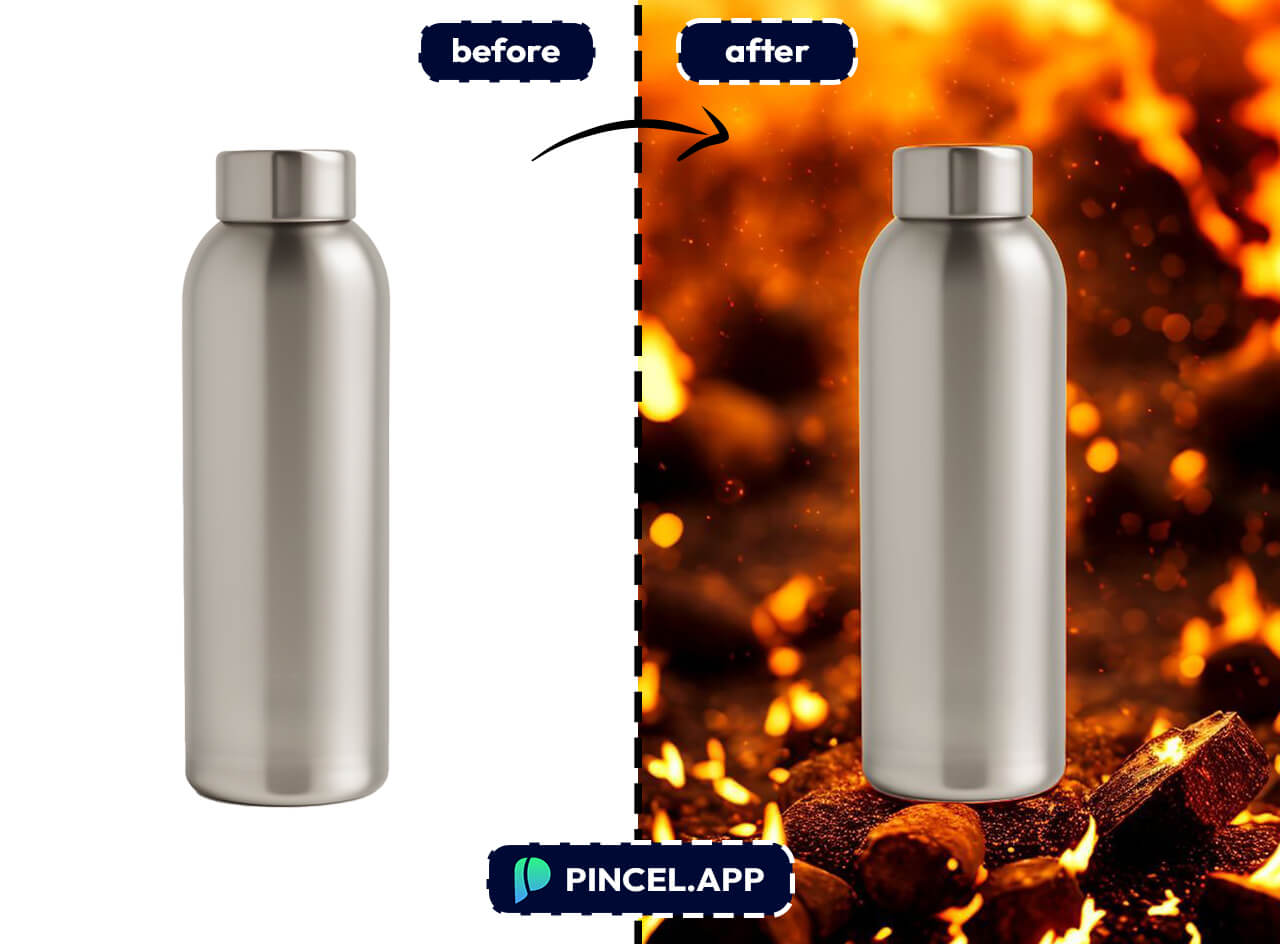 Create Realistic Fire Effects Using AI - Pincel