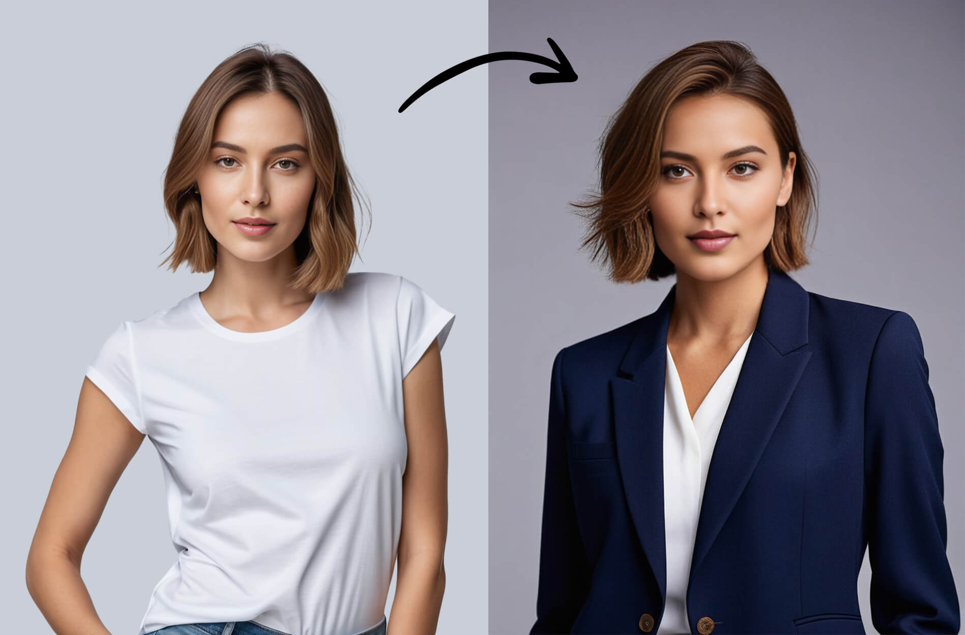 How to Add a Suit on Photo Online - Pincel