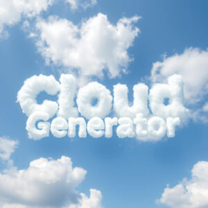 Create Realistic Cloud Text Online Using AI