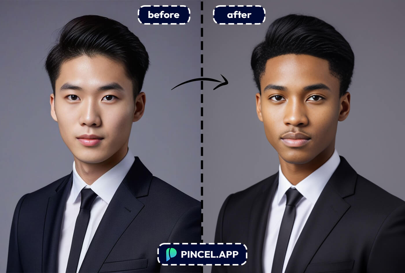 Change Ethnicity on Photo Using AI - Pincel