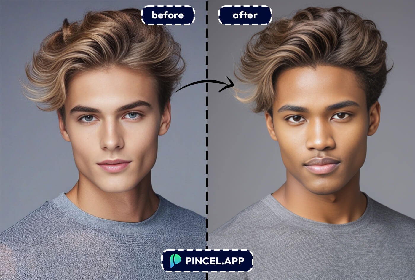 Change Ethnicity on Photo Using AI - Pincel