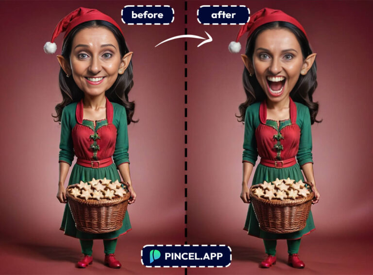 Change Face Emotions on a Photo - Pincel