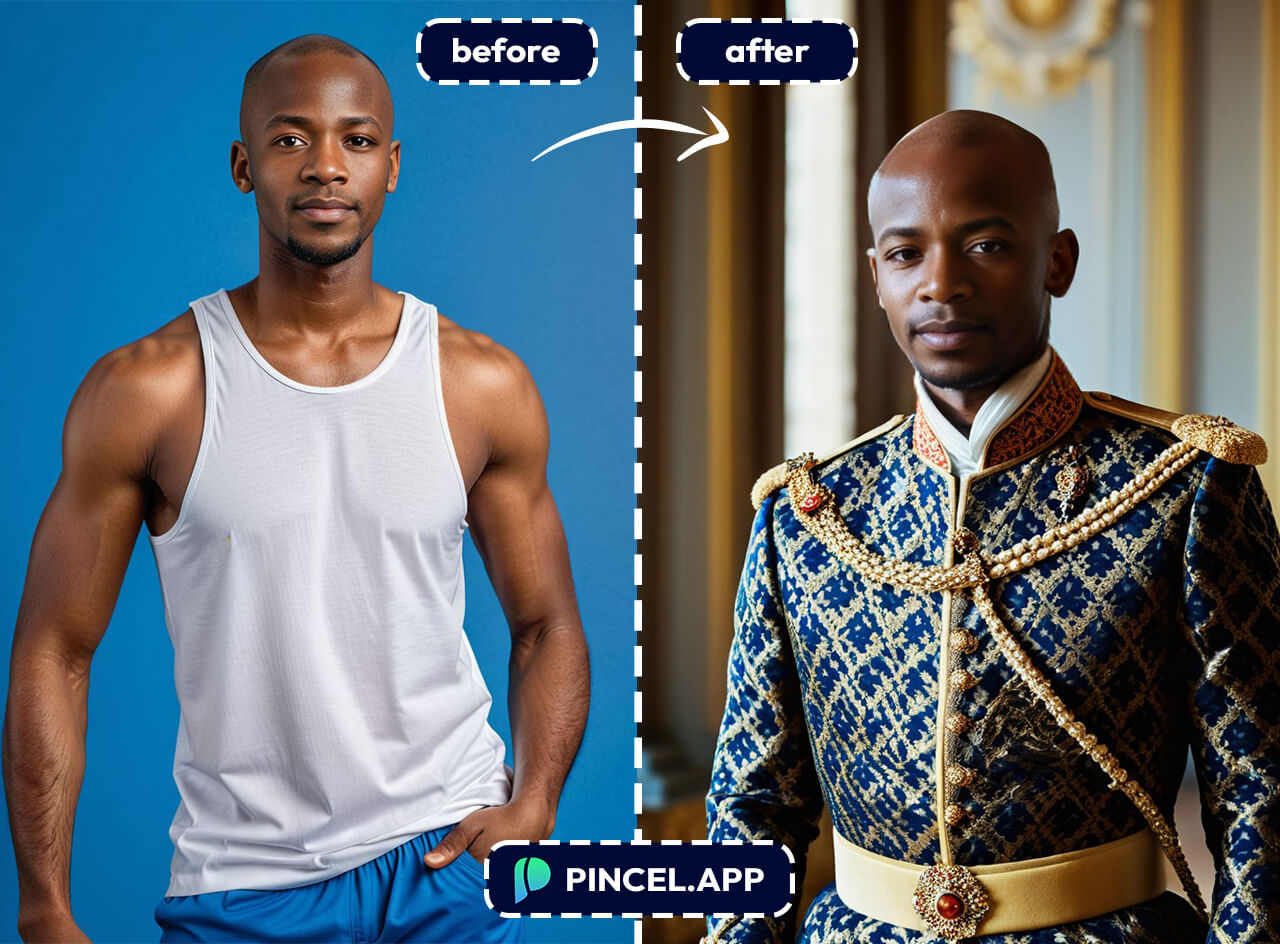 Make Your Own Royal Portrait Using AI - Pincel