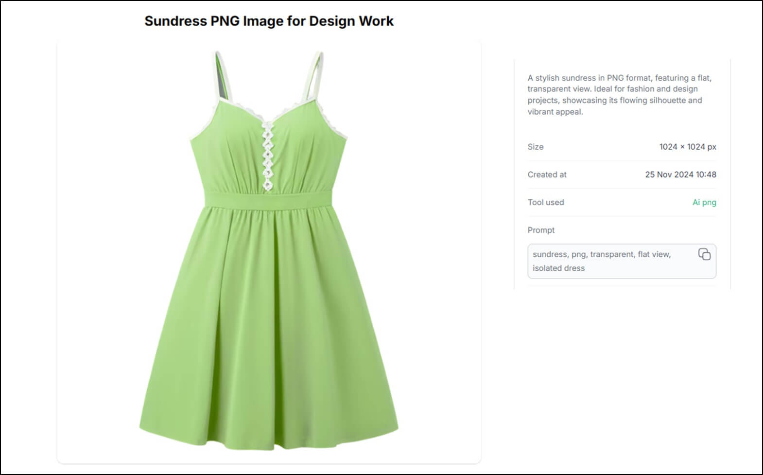 How to Easily Generate PNG Clothes with AI - Pincel