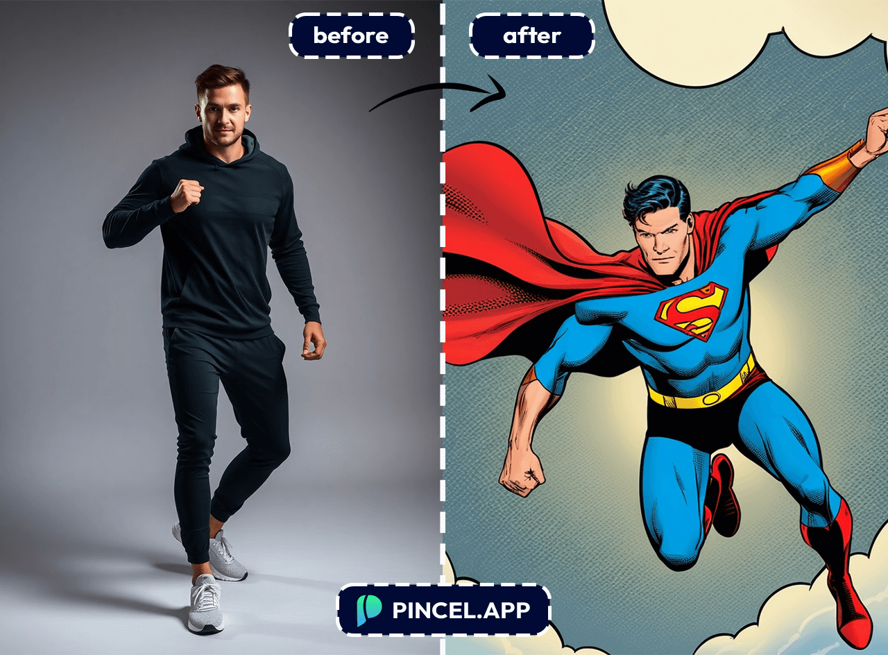 Convert Your Photos into Comic Book Style - Pincel