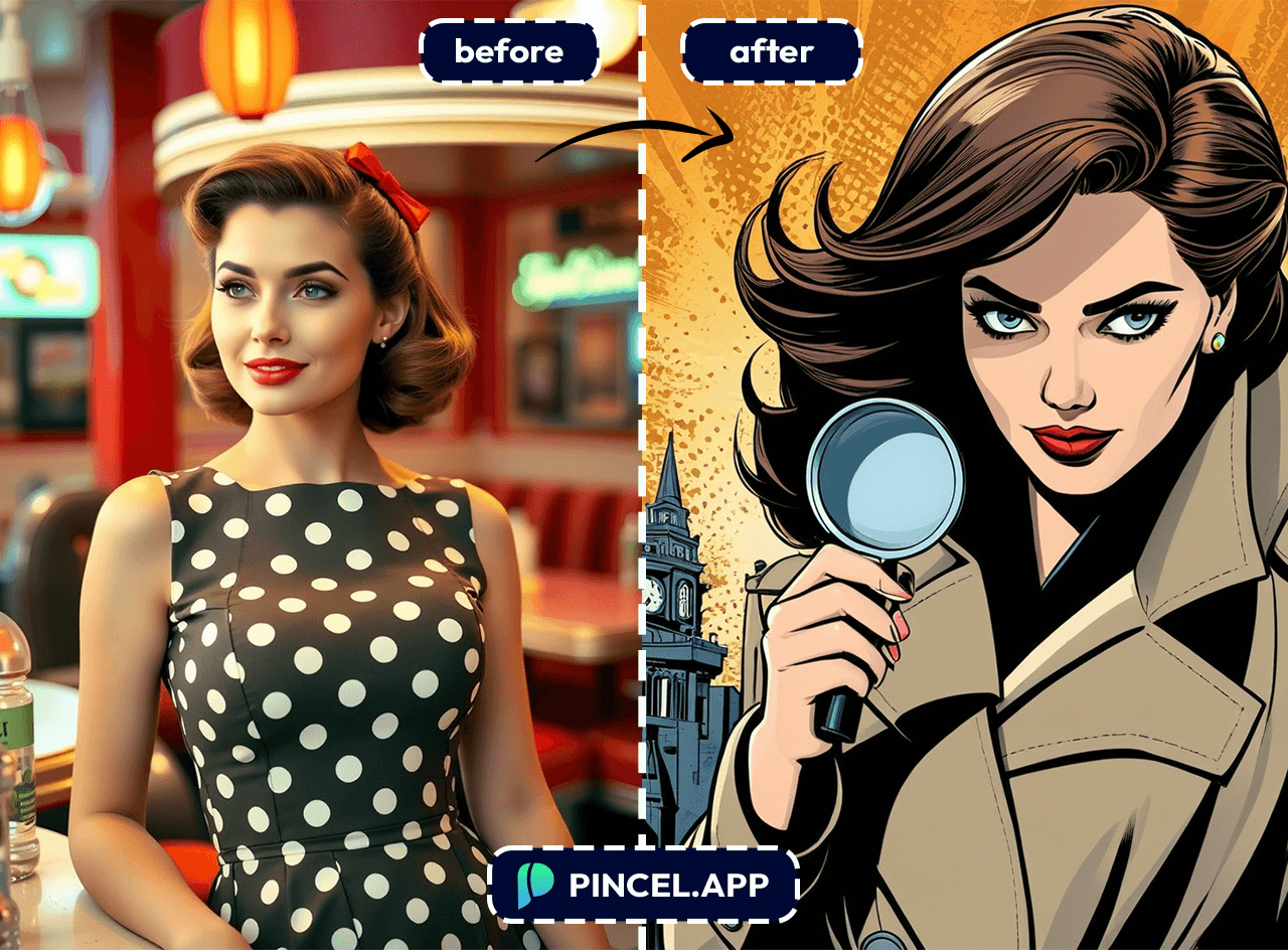 Convert Your Photos into Comic Book Style - Pincel