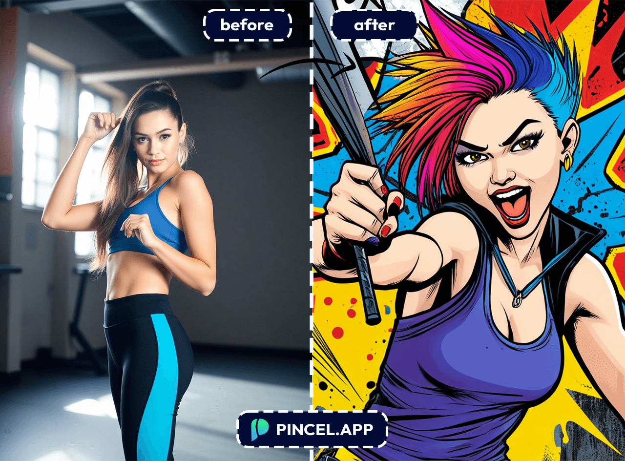 Convert Your Photos into Comic Book Style - Pincel