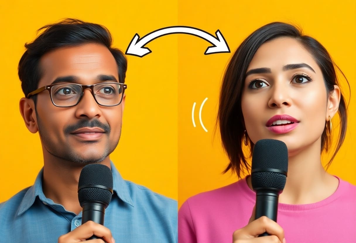 Swap Your Voice with AI: Male vs Female - Pincel
