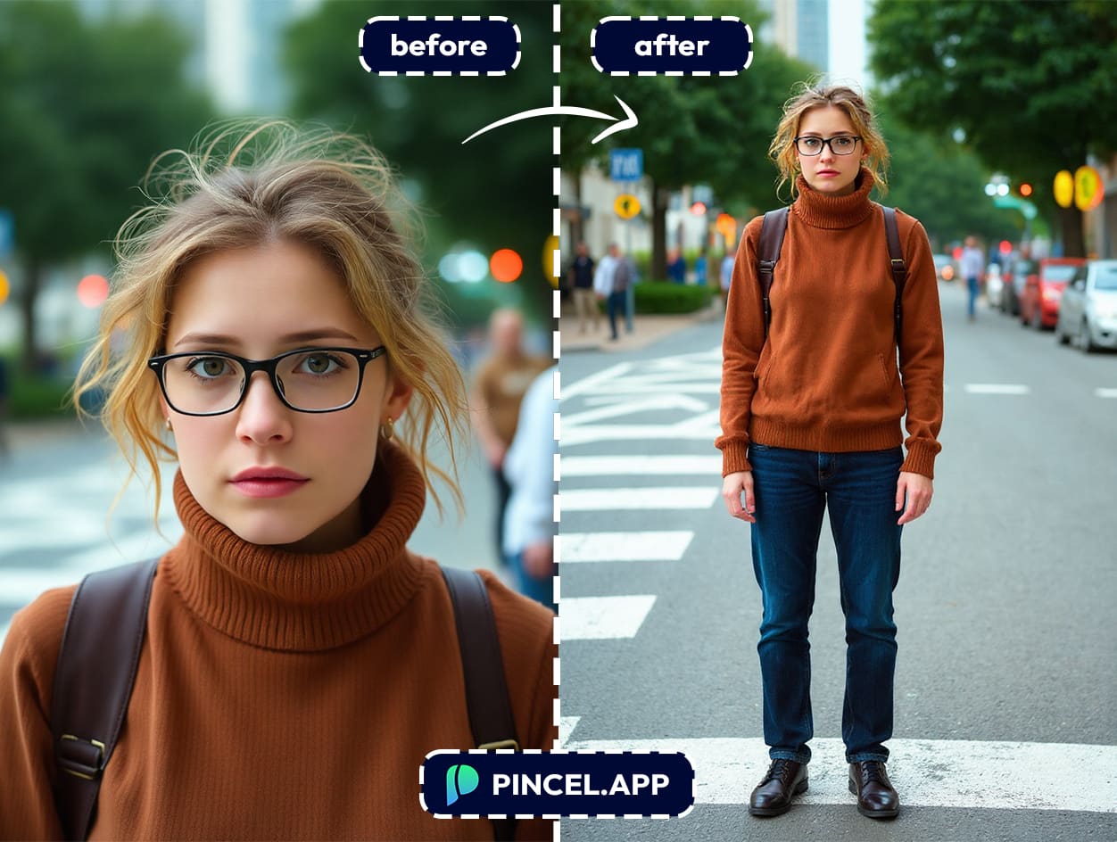 Turn a Face Photo Into a Full Body Picture - Pincel