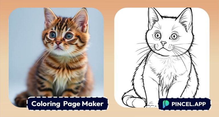 AI Coloring Page Maker - Pincel